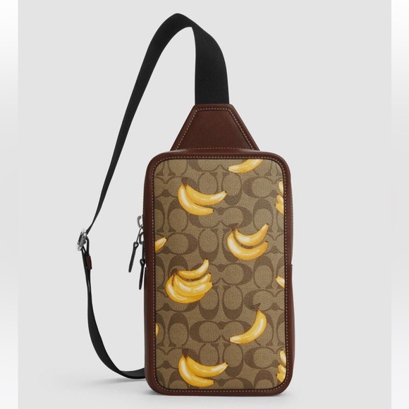 Coach | Bags | Coach Sullivan Pack In Signature Canvas With Banana ...